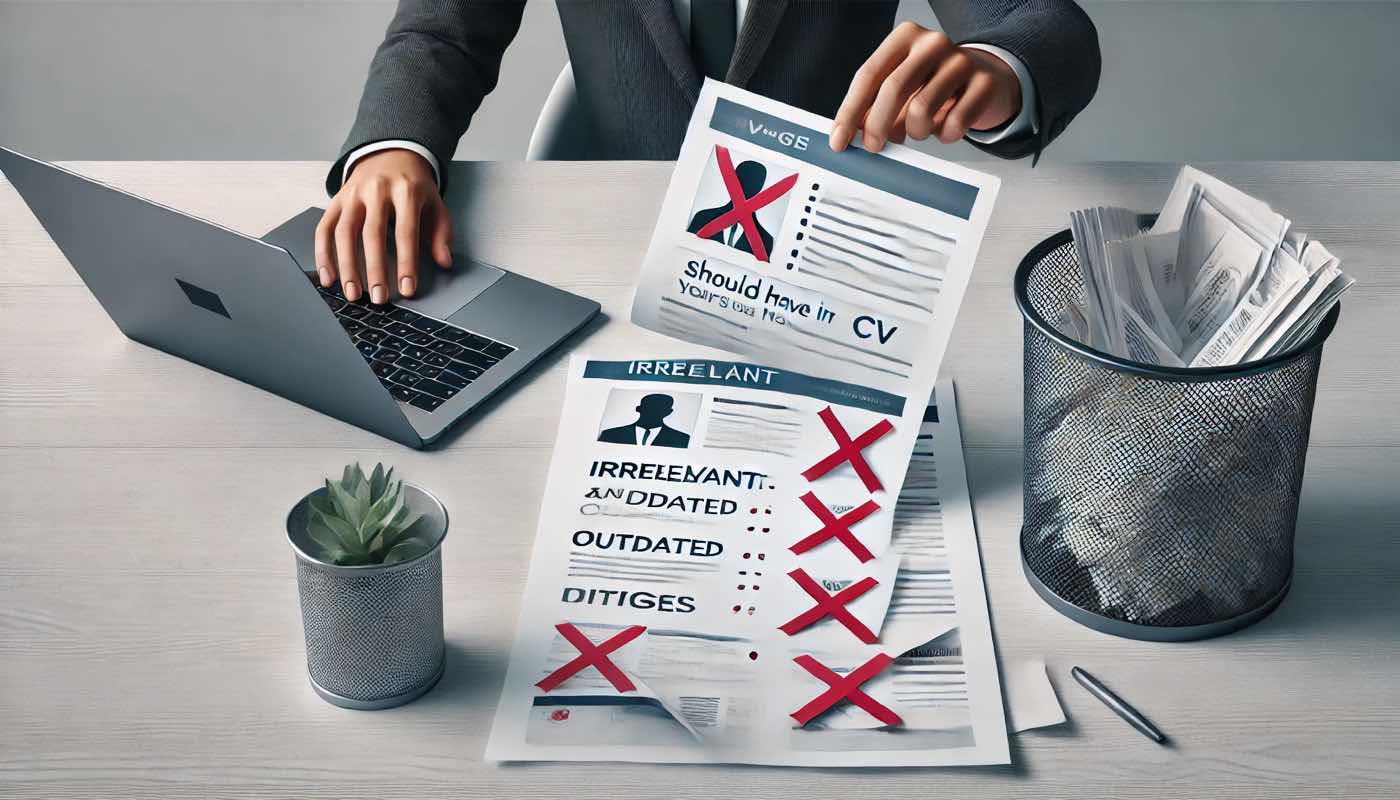 6 Irrelevant and Outdated Things You Should not Have in Your CV