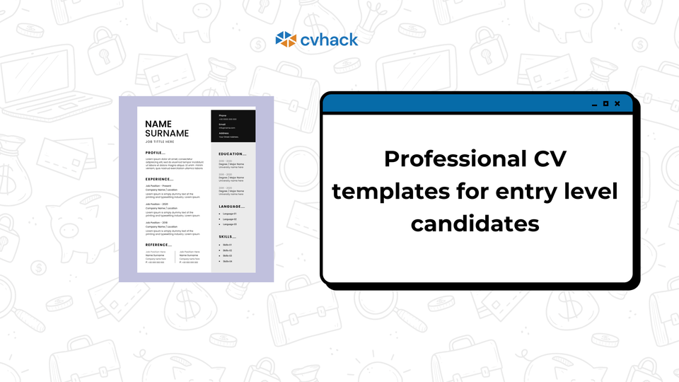 Professional CV Templates for Entry Level Candidates